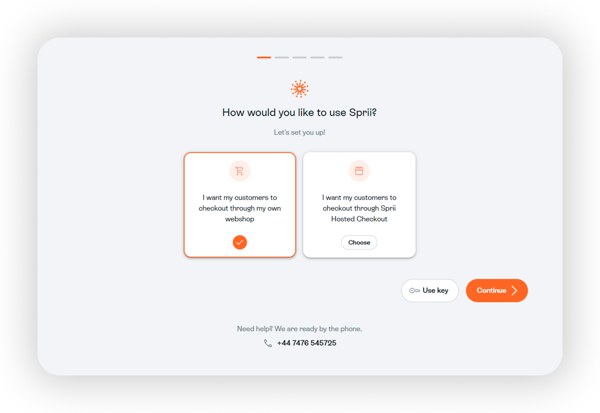 Get started with Sprii